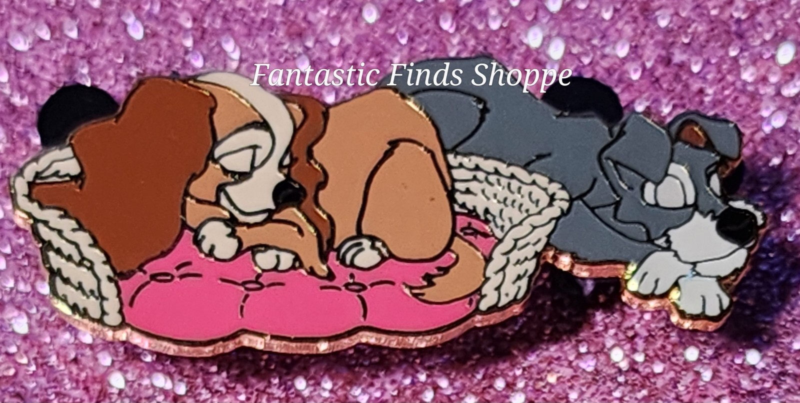 Disney Auctions P.I.N.S. Lady and the Tramp Napping Sleeping LE 1000 ...