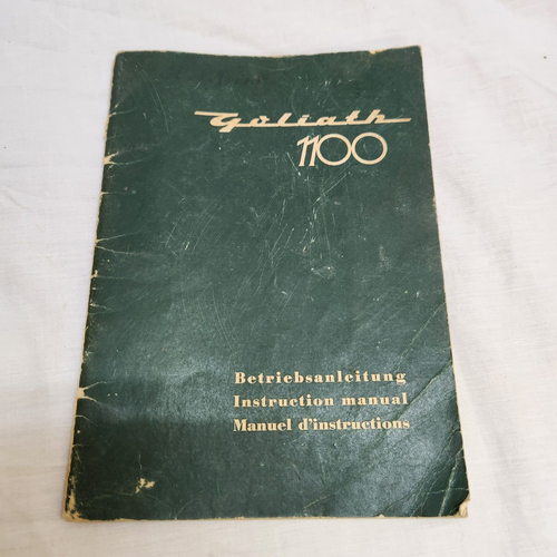 Goliath 1100 Instruction Manual | eBay