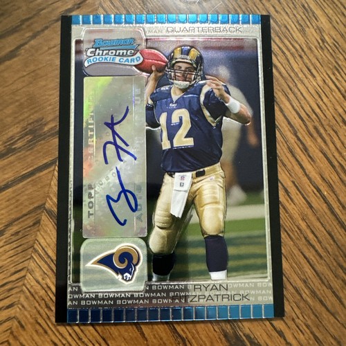 2005 Bowman Chrome Football Autograph #252 Ryan Fitzpatrick | eBay