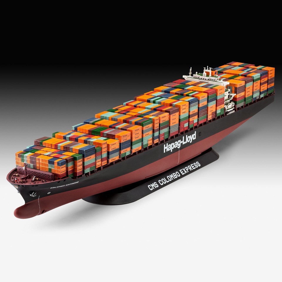 Hapag-Lloyd Container Ship Colombo Express Cargo Model Kit 1:700 Revell ...