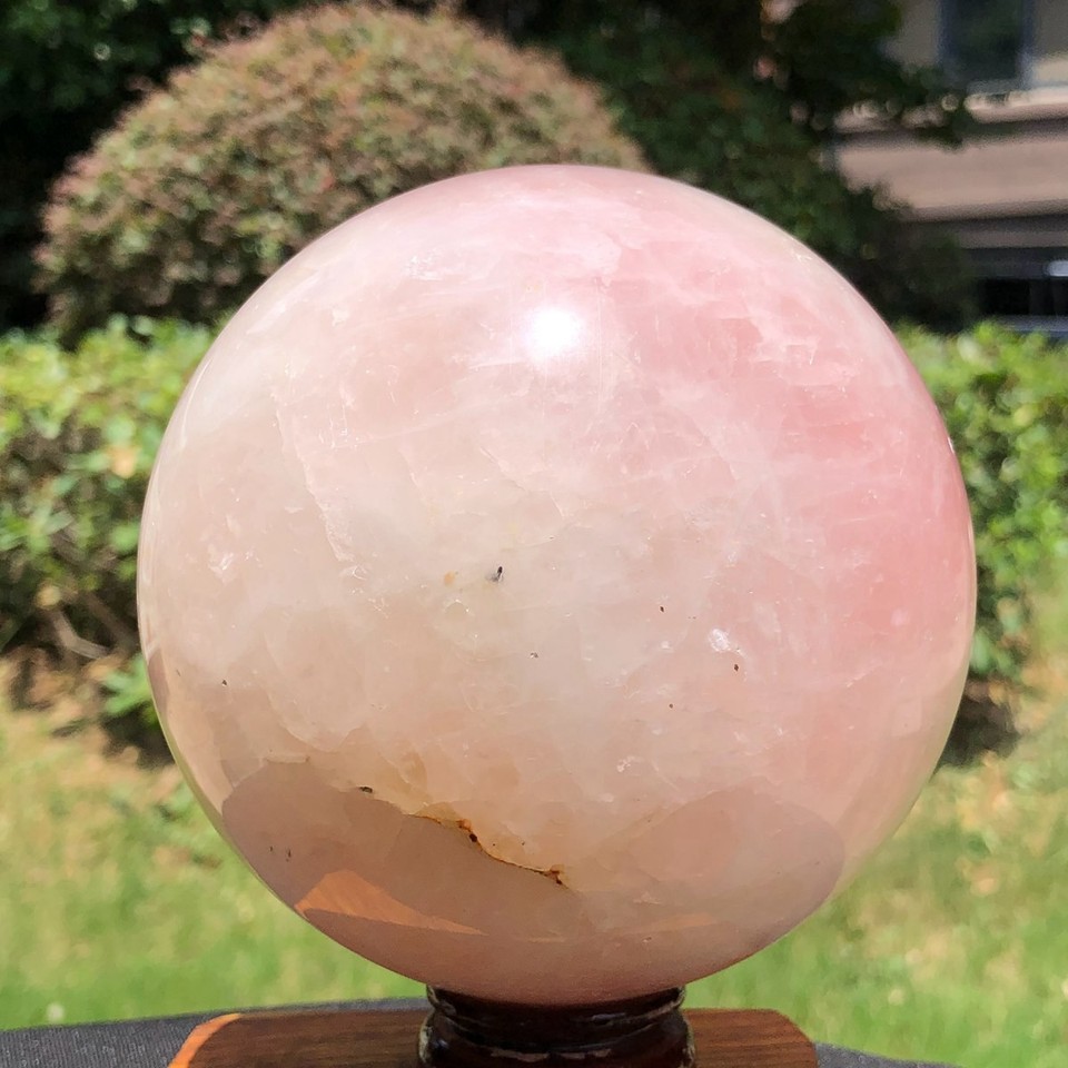 5.36LB Natural powder crystal Ball Quartz Crystal Sphere Reiki Healing ...