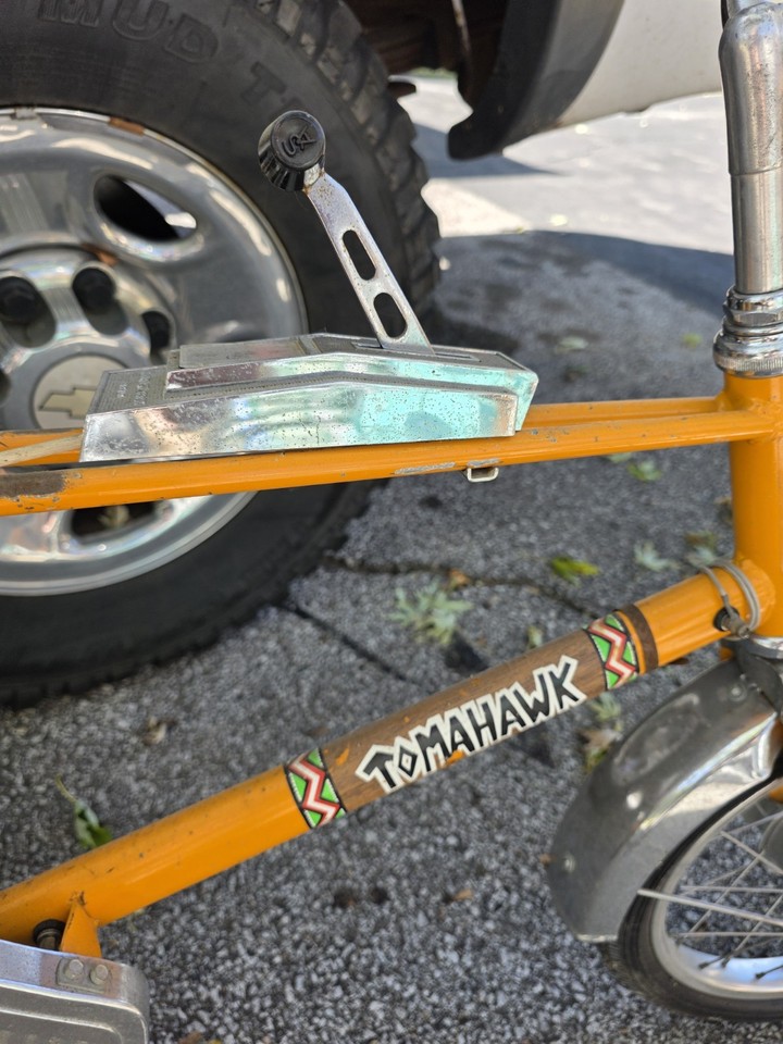 DBS TOMAHAWK 3 speed Chopper Muscle Bike orange Rare Color 70s Redline ...