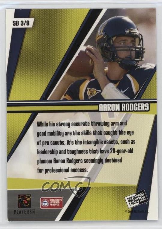 2005 Press Pass Showbound Aaron Rodgers #SB3 3ud | eBay