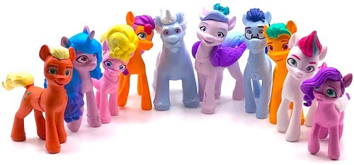 MY LITTLE PONY Figure Play Set NEW GENERATION PVC TOY Hitch PIPP Sunny ...