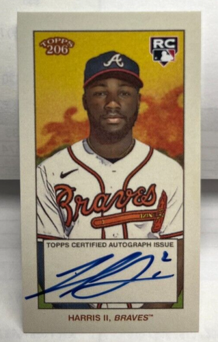 Michael Harris II 2023 Topps 206 High Series RC Autograph Auto SP ...