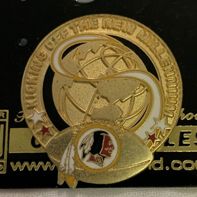 Washington Redskins NFL KICKING OFF THE NEW MILLENNIUM PETER DAVID PIN ...