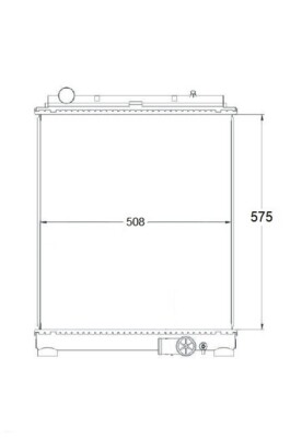 RADIATOR FOR MITSUBISHI CANTER 3L FUSO 3L ME418428 ME418713 | eBay UK