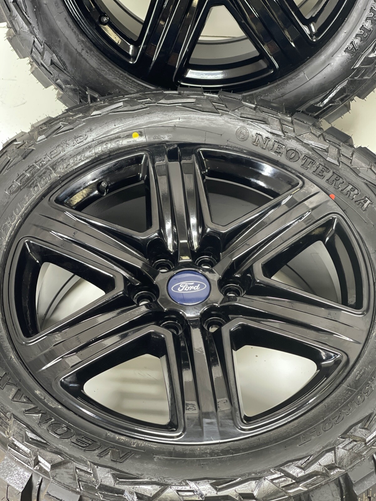 20" FORD F150 FX4 SET 4 04-19 BLACK FACTORY OEM WHEELS RIMS TIRES ...