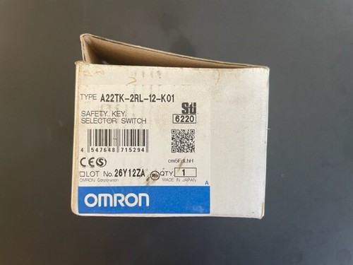 OMRON A22TK-2RL-12-K01 SAFETY KEY SELECTOR SWITCH NEW | eBay