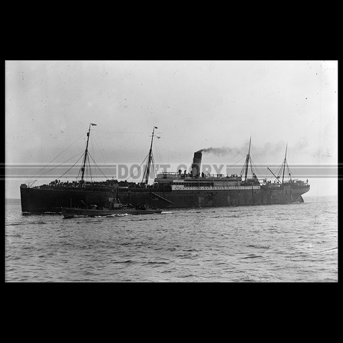 Photo B.003284 USS PATRICIA WW1 TROOP SHIP SS HAMBURG AMERICA LINE ...