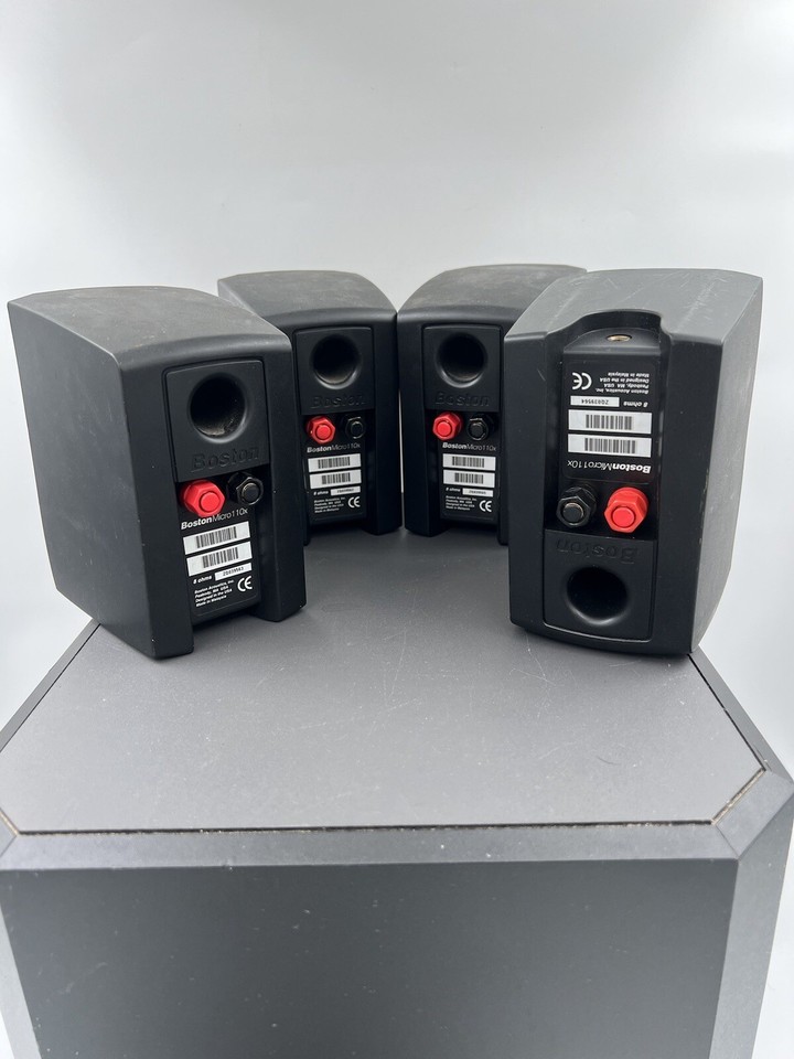 Boston Surround Sound Speaker Set - 5 + Sub - Micro110X, Micro110C ...