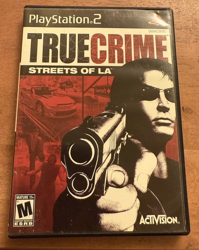PS2 Playstation 2 True Crime Streets of LA Black Label Complete ...