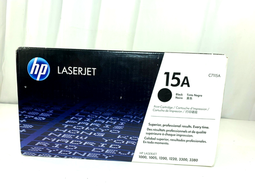 HP 15A C7115A Black Laserjet Toner Print Cartridge OEM Genuine New ...