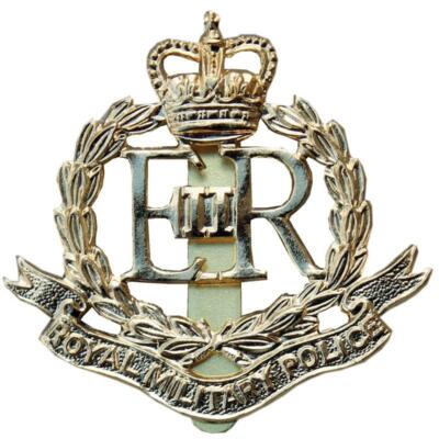 ROYAL MILITARY POLICE RMP BRASS METAL CAP BADGE BRITISH ARMY | eBay UK