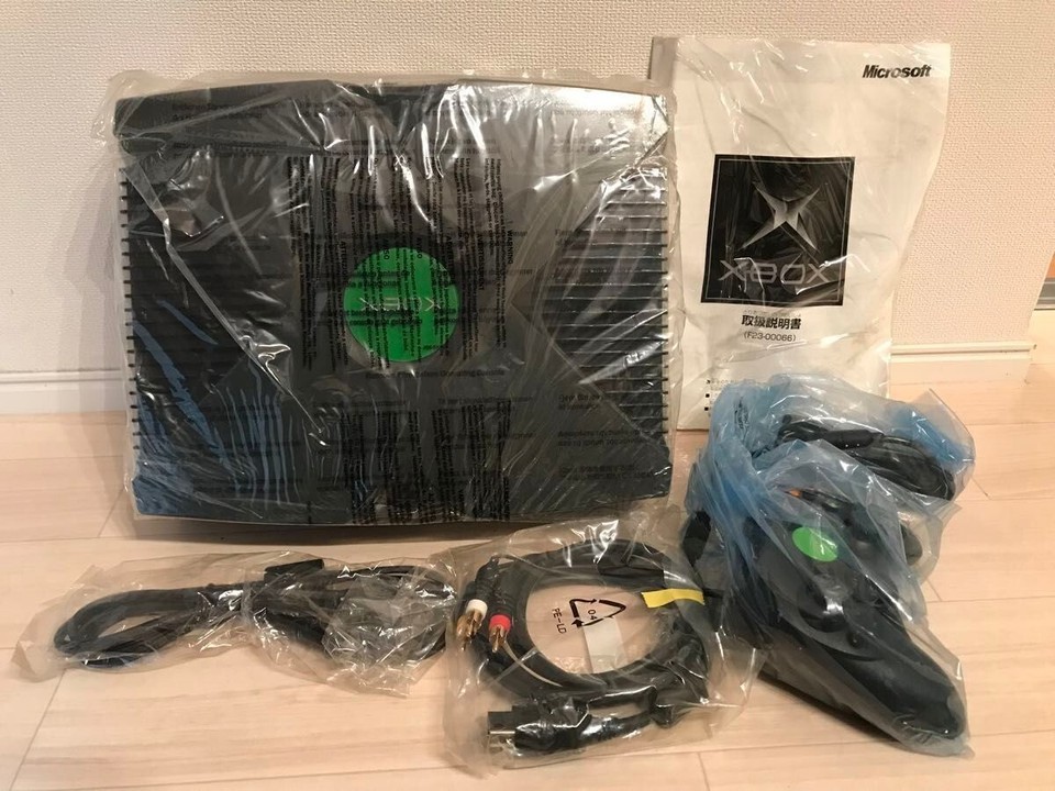 Microsoft Xbox First Edition Original Game Console Japan Version Unused ...