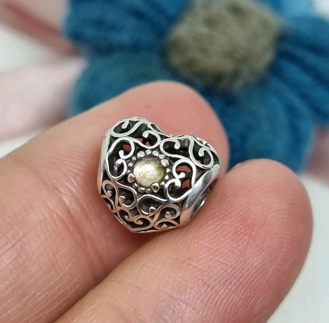 Genuine Pandora November Signature Birthstone Heart C… - Gem