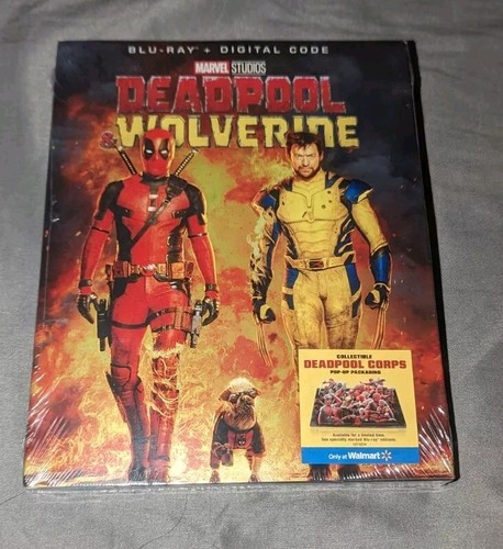 Deadpool and Wolverine Walmart Exclusive Blu-Ray + Digital With ...