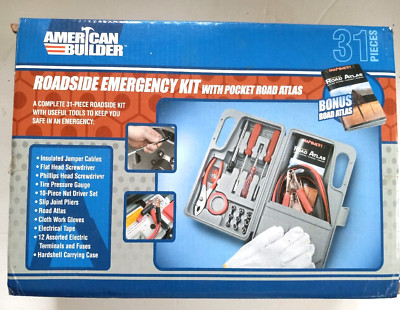 American Builder 31-Piece Roadside Emergency Kit | eBay