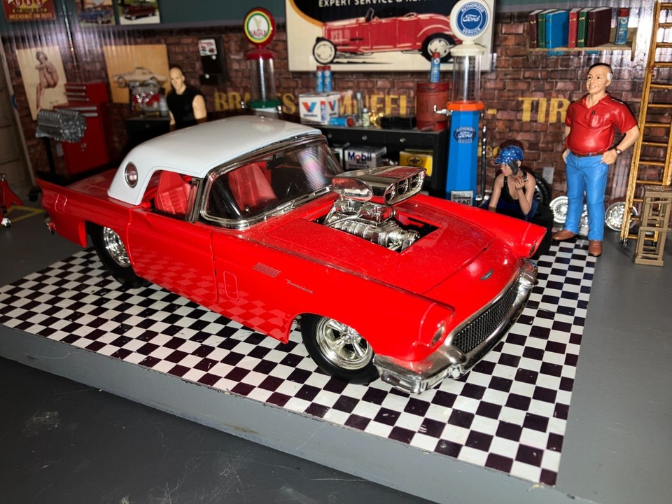 '57 FORD THUNDERBIRD T-BIRD PRO STOCK,STREET MOD DRAGSTER RACING HOT ...