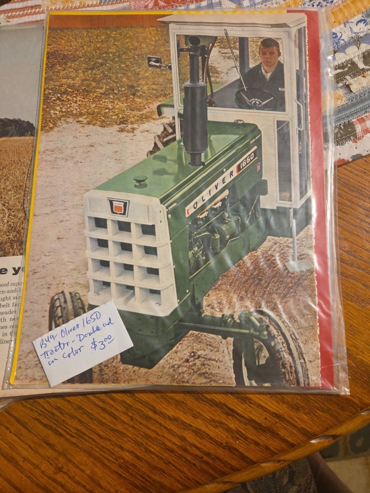 Oliver Farm Equipment Magazine Ad Lot of 8, Original | eBay