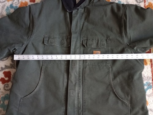 Carhartt RN#14806 Jacket 2XL C26 MOS Green Quilted Vintage 🔥 | eBay