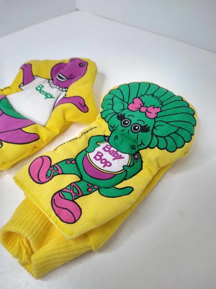Barney the Dinosaur Baby Bop Foot Jingles Baby Socks Rattle Booties ...