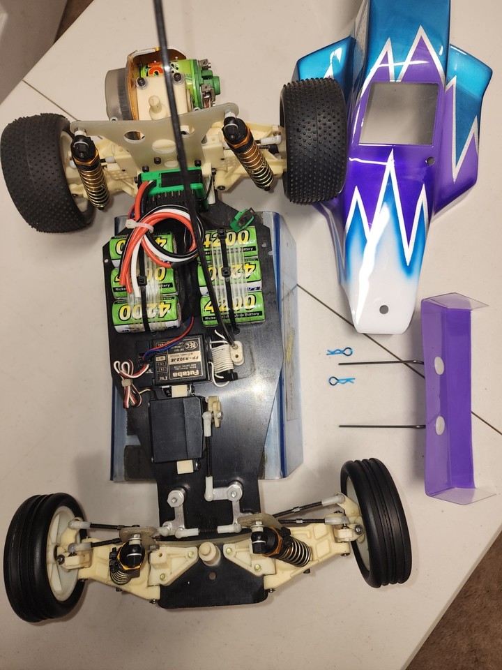 Vintage Team Associated RC10 Graphite Pro Car, Custom Painted Body | eBay