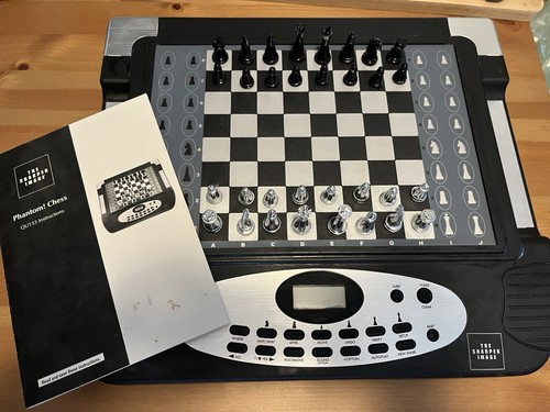 Phantom Chess Game - Self Moving Pieces Tested Works Good Sharper Image ...