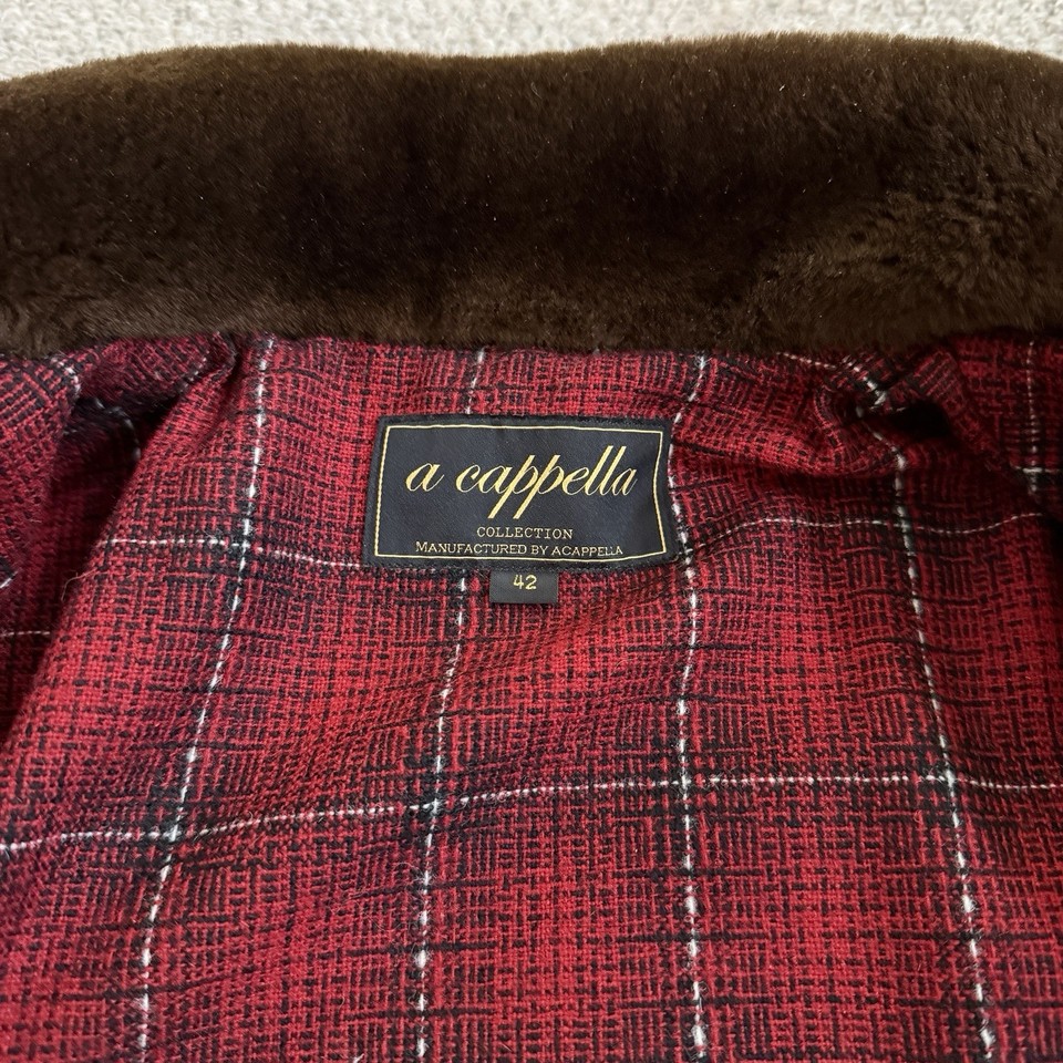 Acapella Clothing Grizzly Leather Jacket Black and Brown Size 42 | eBay