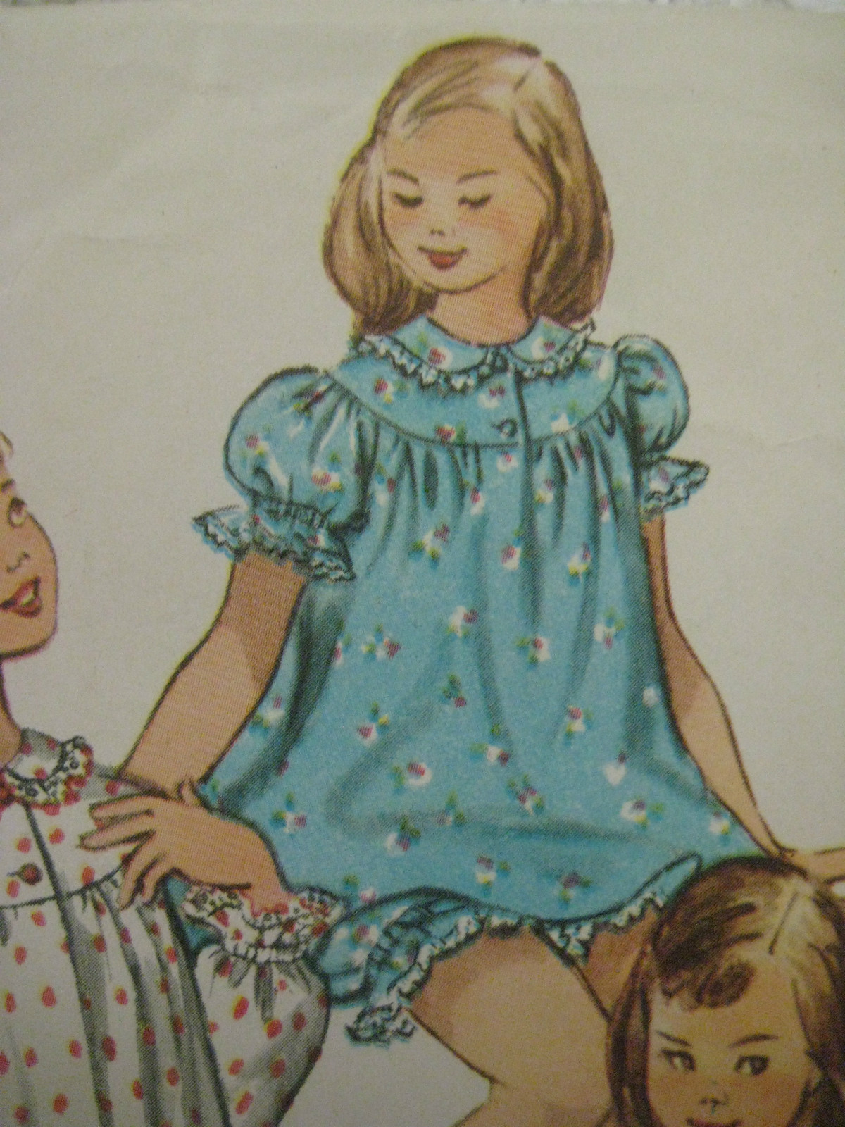 Vintage Simplicity 1828 Girls PAJAMAS & NIGHTGOWN Sewing Pattern Sz 8 ...