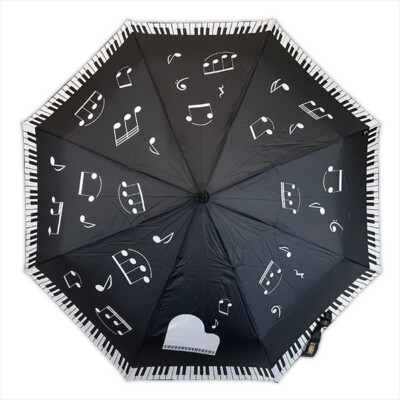 Compact Umbrella - Music Notes & Keyboard - Music Gift - Music Themed ...