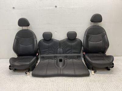Mini Cooper Seats Leather Panther Black T6PN 05-06 R53 406 | eBay