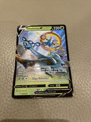 Pokemon Card DHELMISE V 009/072 Ultra Rare SHINING FATES | eBay