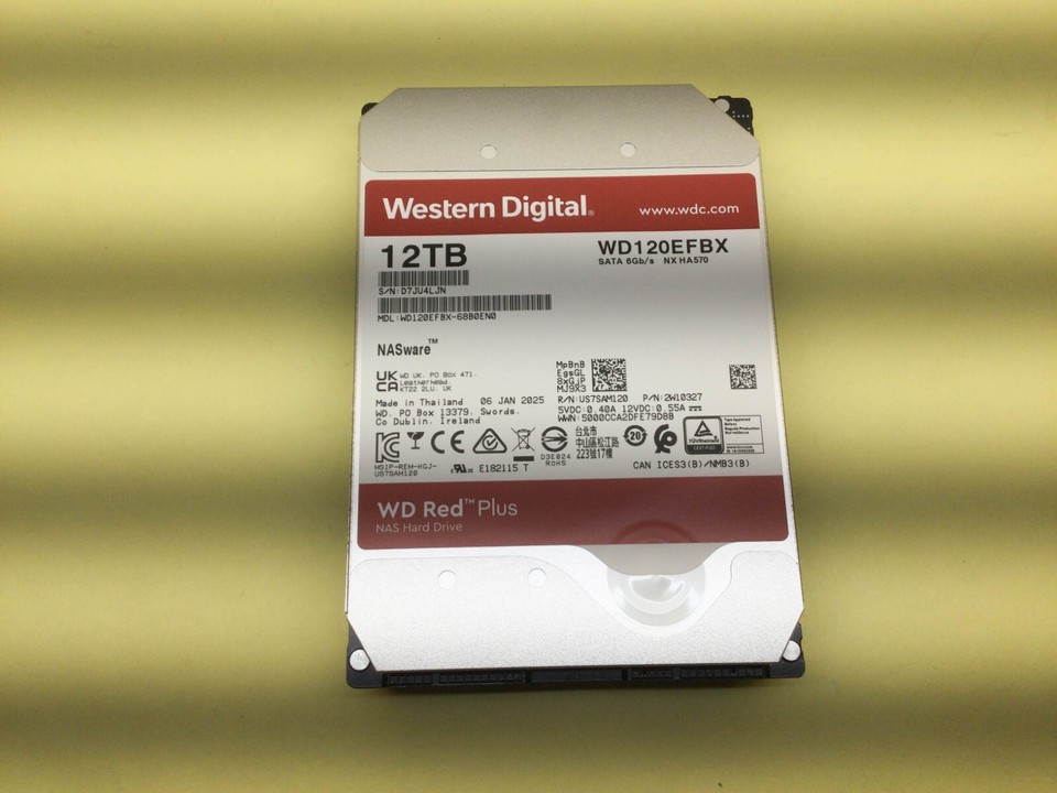 WD Red Plus 12TB 7.2K SATA 6Gb/s 3.5'' NAS HDD WD120EFBX New | eBay