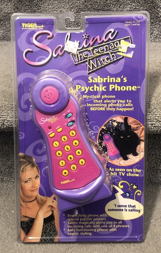 Sabrina The Teenage Witch Tiger Electronics Vintage Psychic Phone 1998 ...