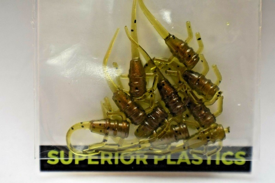 Panfish Plastics Chigger Fry Micro Soft Plastics (10 Per Pack) | eBay