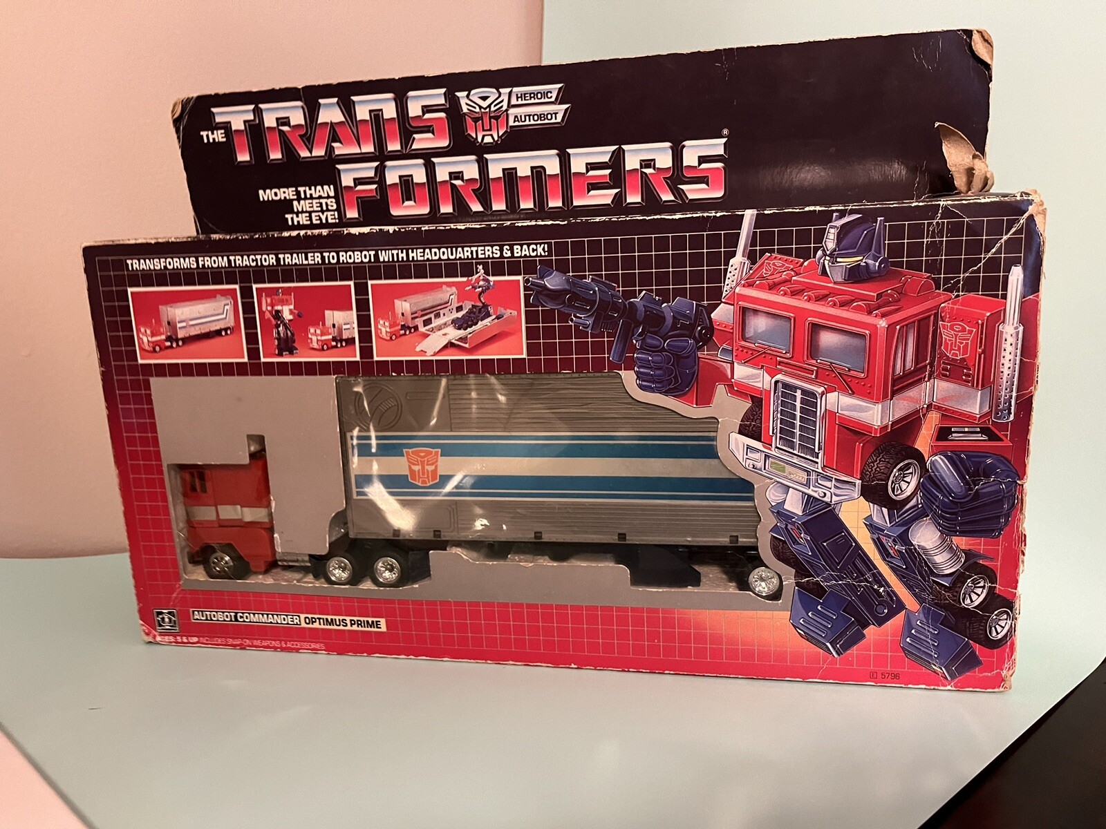 G1 1984 OPTIMUS PRIME VINTAGE BOXED • T4 STAMP • G1 TRANSFORMERS | eBay