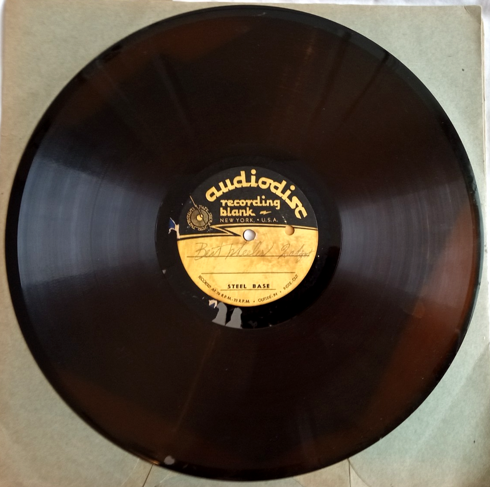 Transcription Discs - Tommy Riggs and Betty Lou - NBC Uncirculated ...