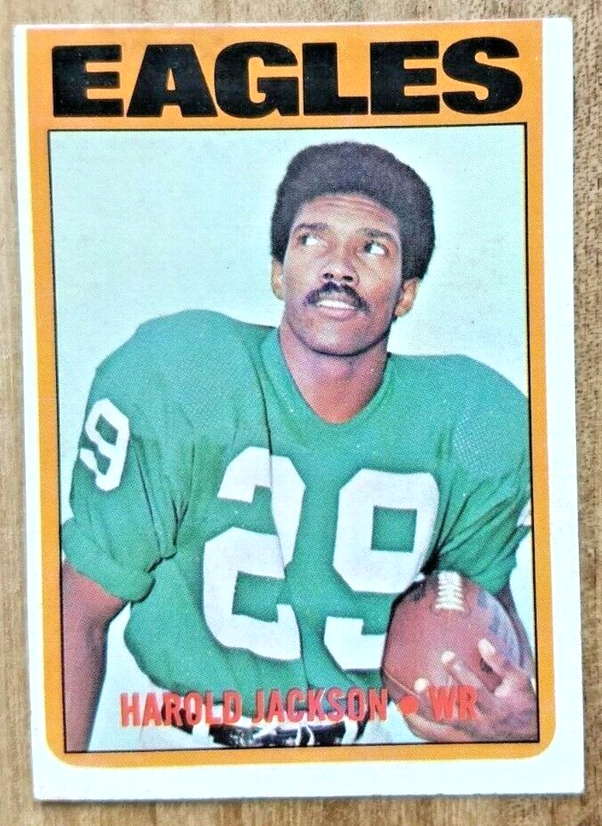 1972 TOPPS HAROLD JACKSON CARD#146 LOS ANGELES RAMS PHILADELPHIA EAGLES ...