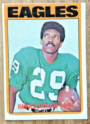1972 TOPPS HAROLD JACKSON CARD#146 LOS ANGELES RAMS PHILADELPHIA EAGLES ...
