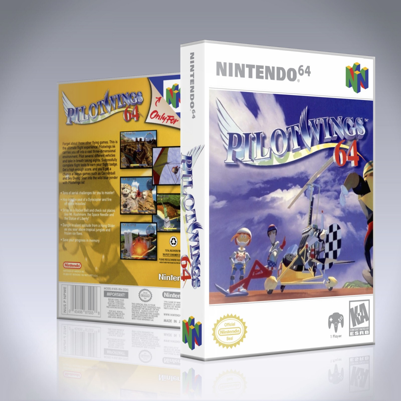 Nintendo 64 Case - NO GAME - Pilotwings 64 | eBay