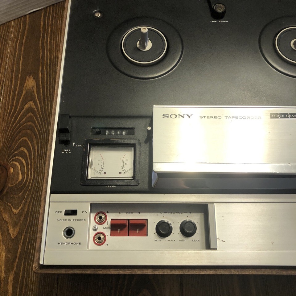 SONY TC-355 Stereo Reel to Reel Tape Deck Player / Recorder Untested As ...