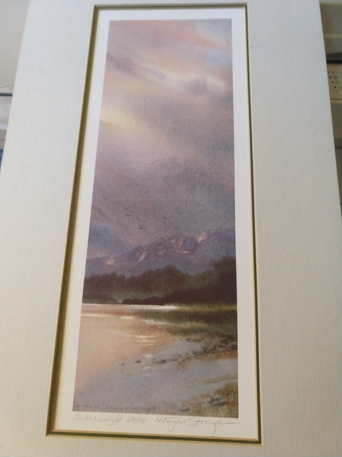 Nancy Taylor Stonington "Sailor's Delight" 636/750 watercolor Print ...