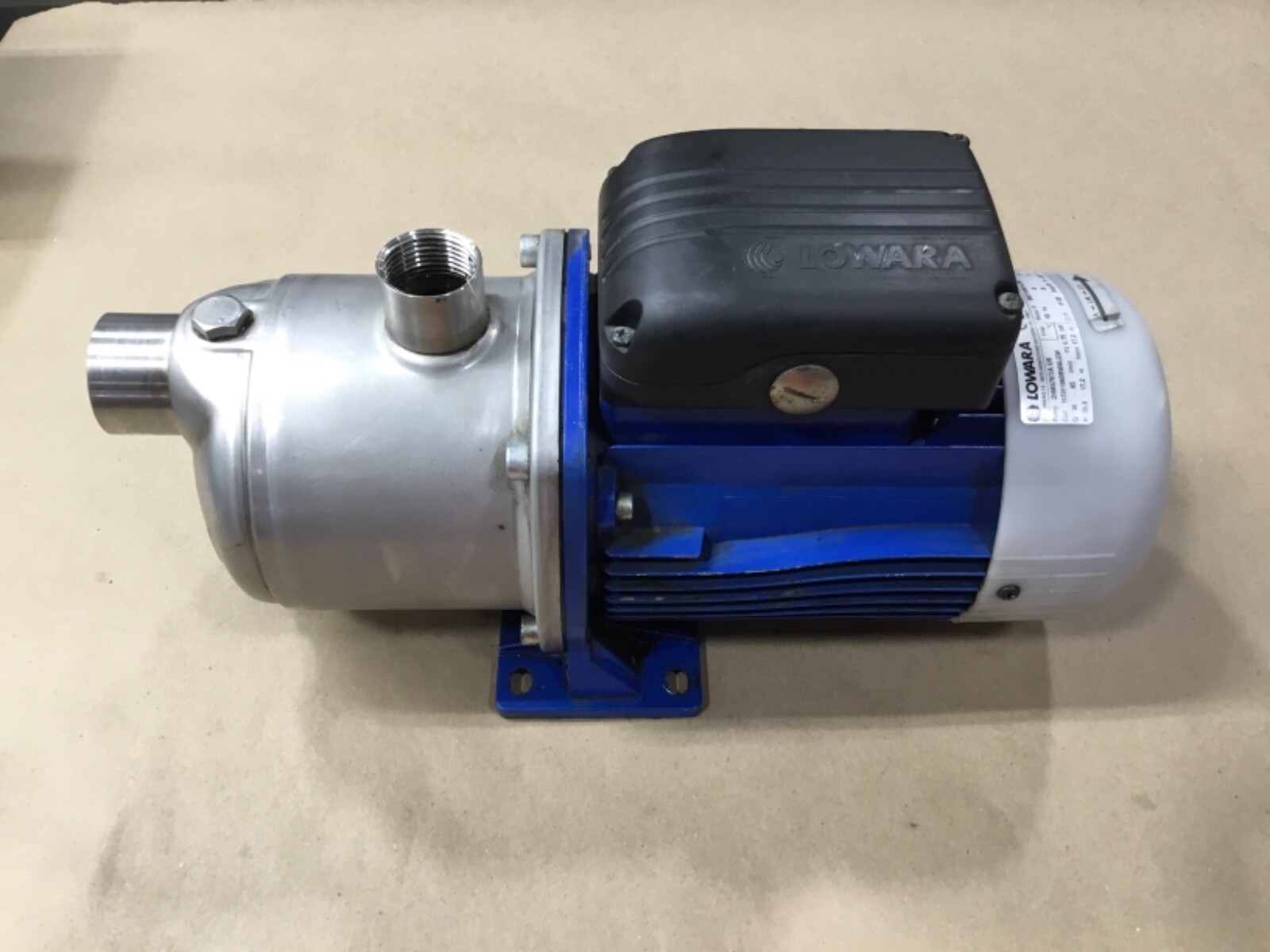 Lowara 2HMS76T/A UR Centrifugal Pump Motor Stainless SM71HM/UL307 ...