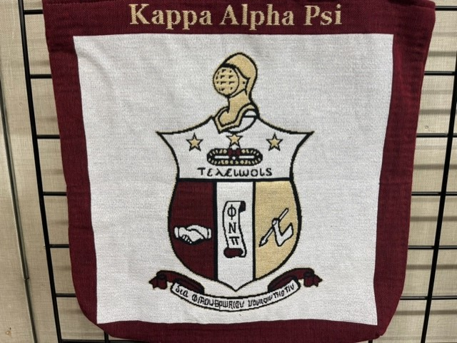 Kappa Alpha Psi Cotton Woven Tote Bag 15" x 14", RETIRED, MADE IN USA ...