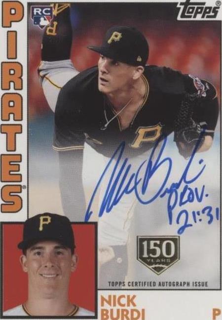 2019 Topps - 1984 Topps Baseball Rookies Nick Burdi #84R-NB Autographs ...