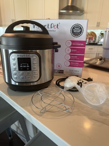 Instant Pot IP-DUO Mini v3 3Qt 7-in-1 Multi-Use Programmable Pressure ...