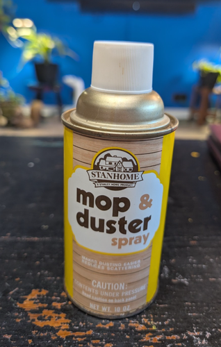 Stanley Mop And Duster Vintage Spray Can LEMON Advertising Prop 80% ...