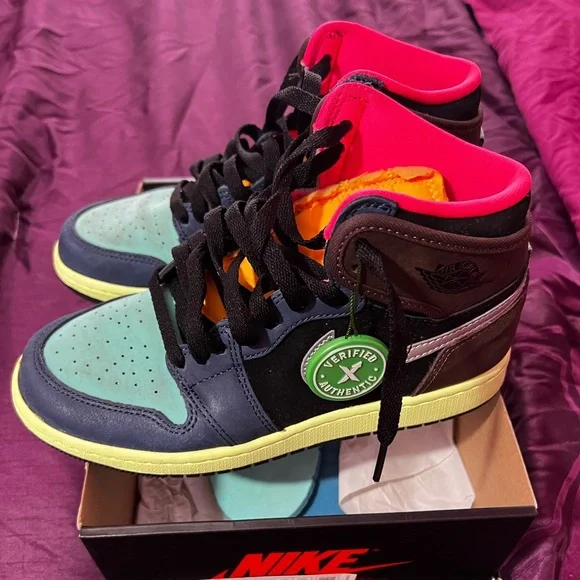 Nike Jordan 1 Retro High Tokyo Bio Hack (GS)- size 5y | eBay