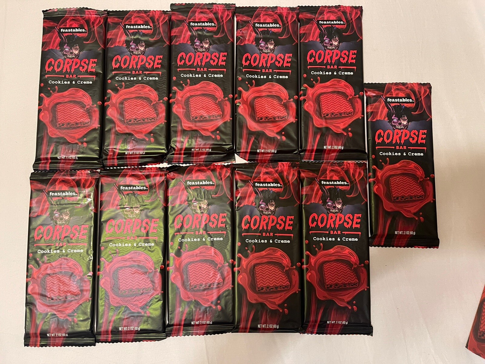 New MrBeast Feastables Corpse Limited Edition Single Bars! | eBay